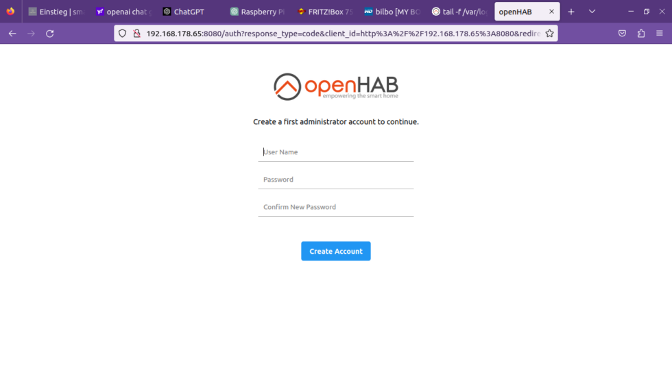 Erste Installtion von openHAB 4 | smart(er)leben